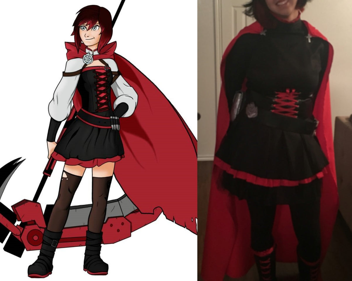 RWBY Ruby Rose Cosplay Costume For Adults Ruby Costume – Lydiacosplay