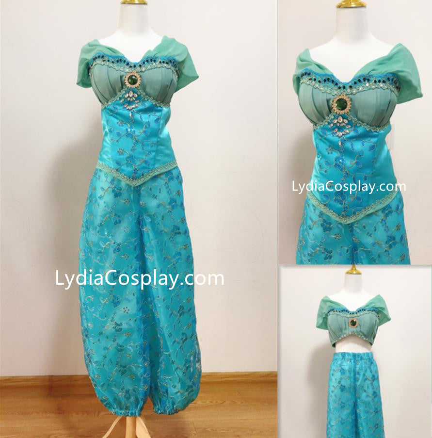 Princess Jasmine Cosplay Costume Jasmine Princess Outfits – Lydiacosplay