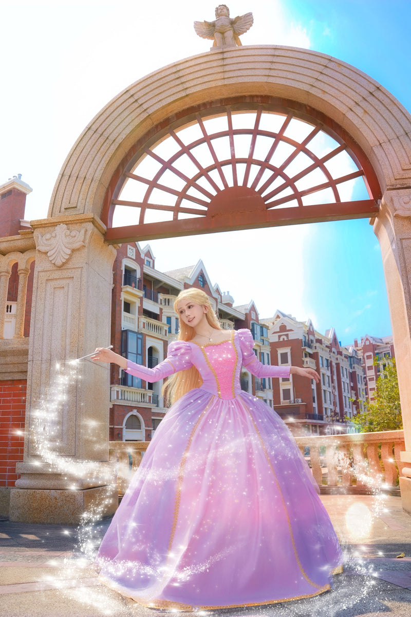 Rapunzel Dress Cosplay Costume from BB Rapunzel 2002 – Lydiacosplay