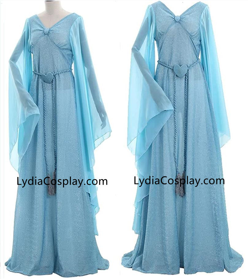 Blue Fairy Costume Inspired Pinocchio Blue Fairy Dress – Lydiacosplay